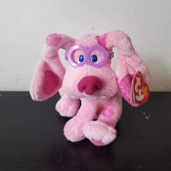 Ty | Toys | Ty Beanie Baby Magenta The Dog Nick Jr Blues Clues | Poshmark